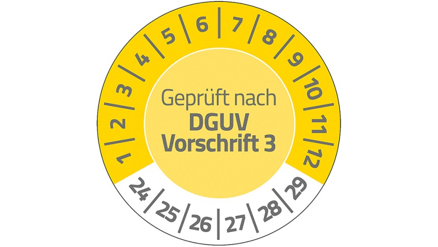 Prüfplaketten DGUV Vorschrift 3 | Avery Zweckform