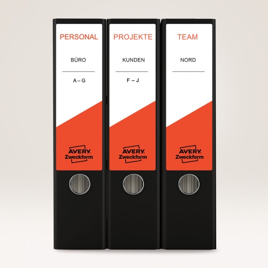 Ordner professionell beschriften | Avery Zweckform