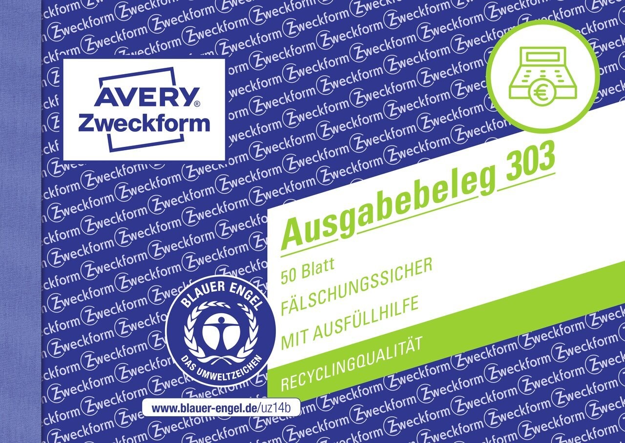 Ausgabebeleg | 303 | Avery Zweckform