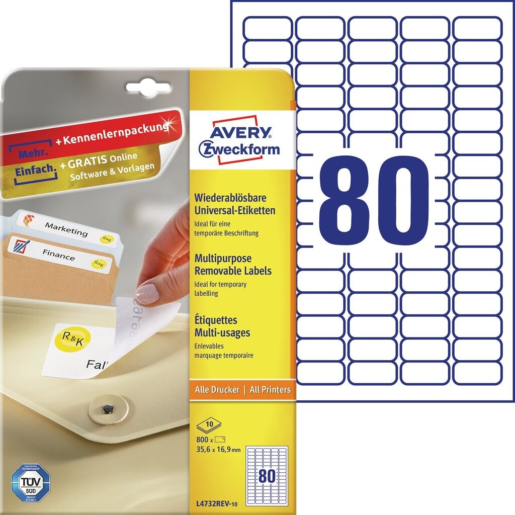 Universal-Etiketten | L4732REV-10 | Avery Zweckform