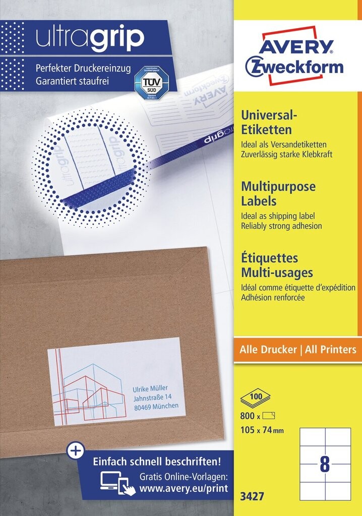 Universal-Etiketten | 3427 | Avery Zweckform