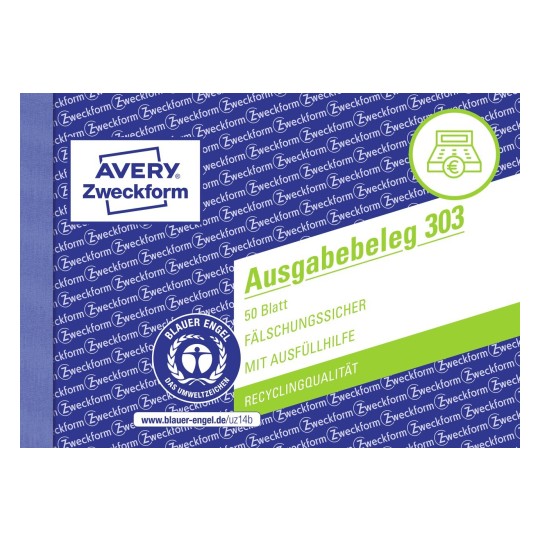 Ausgabebeleg | 303 | Avery Zweckform