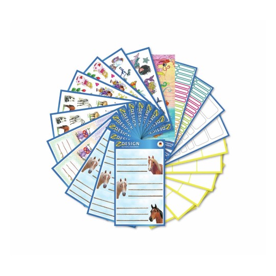 Set Sticker & Buch "Mädchen" | 59988 | Avery Zweckform