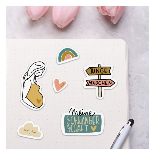 Deko Sticker "Schwangerschaft" | 56944 | Avery Zweckform