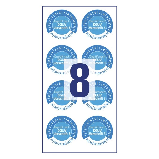 Prüfplaketten "DGUV Vorschrift 3", abziehsicher | 6978-2025 | Avery Zweckform