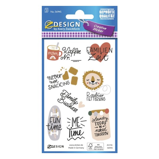 Deko Sticker "Schwangerschaft" | 56944 | Avery Zweckform