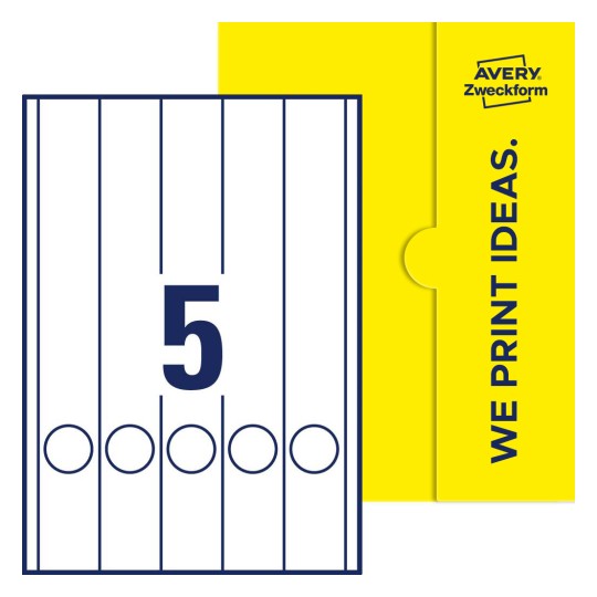 Kostenlose Vorlagen für Ordnerrücken | Avery Zweckform