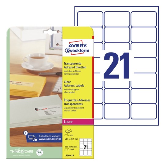 Adress-Etiketten | L7160-100 | Avery Zweckform