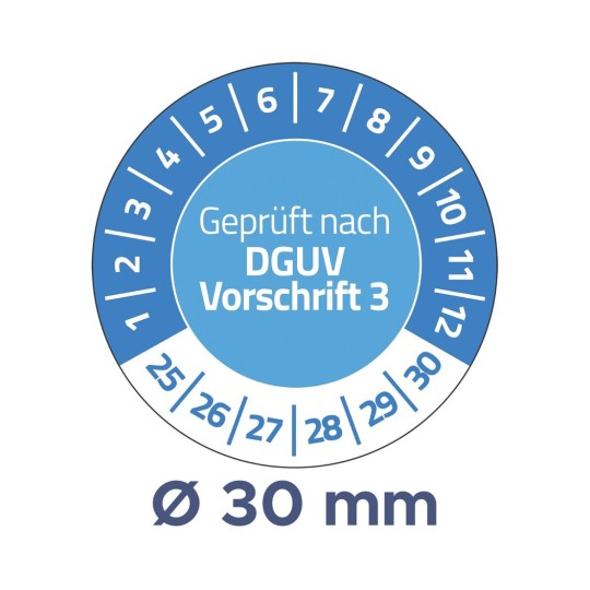 Prüfplaketten "DGUV Vorschrift 3", abziehsicher | 6978-2025 | Avery Zweckform