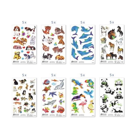 Sticker Set "Tiere" | 59992 | Avery Zweckform