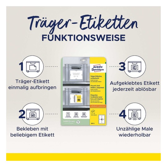 Träger-Etiketten | 8001-20 | Avery Zweckform