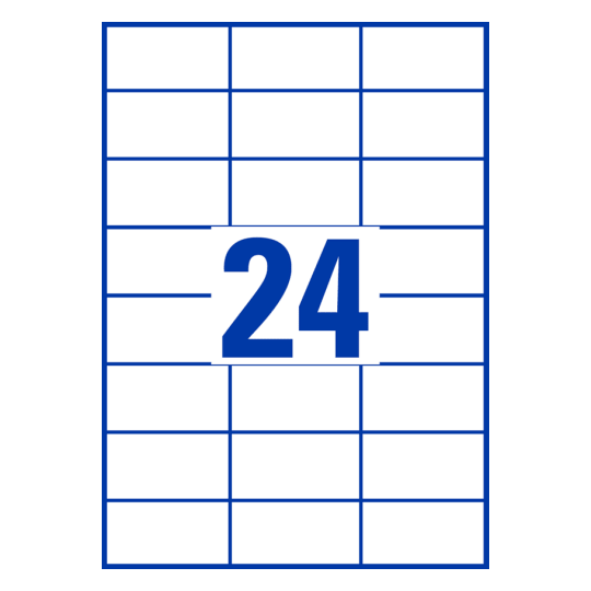 Online Vorlage & Word Vorlage 70x36-R | Avery Zweckform