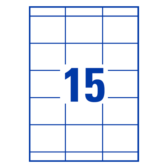 Online Vorlage & Word Vorlage 70x51-R | Avery Zweckform