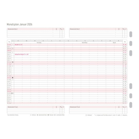 Chronoplan Monatsplan | 50286 | Avery Zweckform